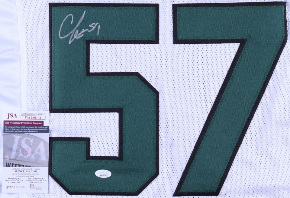 CJ MOSLEY NY JETS AUTOGRAPHED SIGNED JERSEY W/ JSA COA | eBay