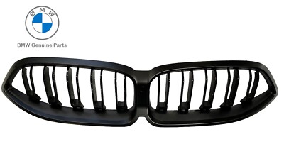 Genuine BMW G14 G15 G16 840i Black Matte Front Ornamental Kidney ...