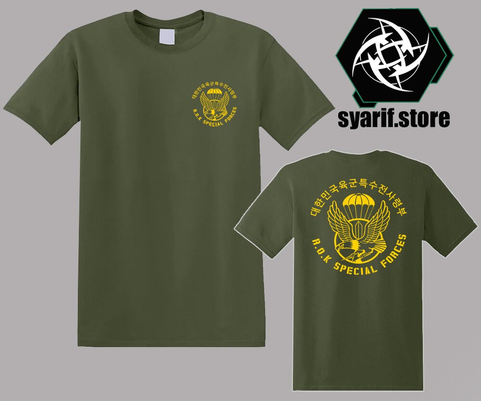 Korea ROK SWC Army Special Forces Men's Black Army Green Size S-5XL | eBay