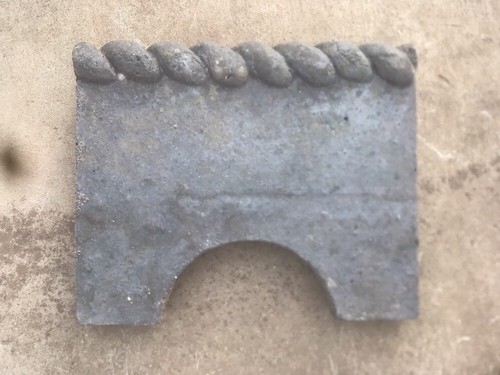 Victorian Staffordshire Blue Rope Top Path Edgings Tiles Garden Edging ...