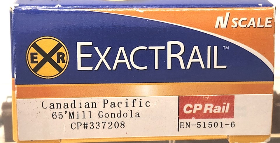 ExactRail CANADIAN PACIFIC 337208 N Scale Gondola Car - EN-51501-6 ...
