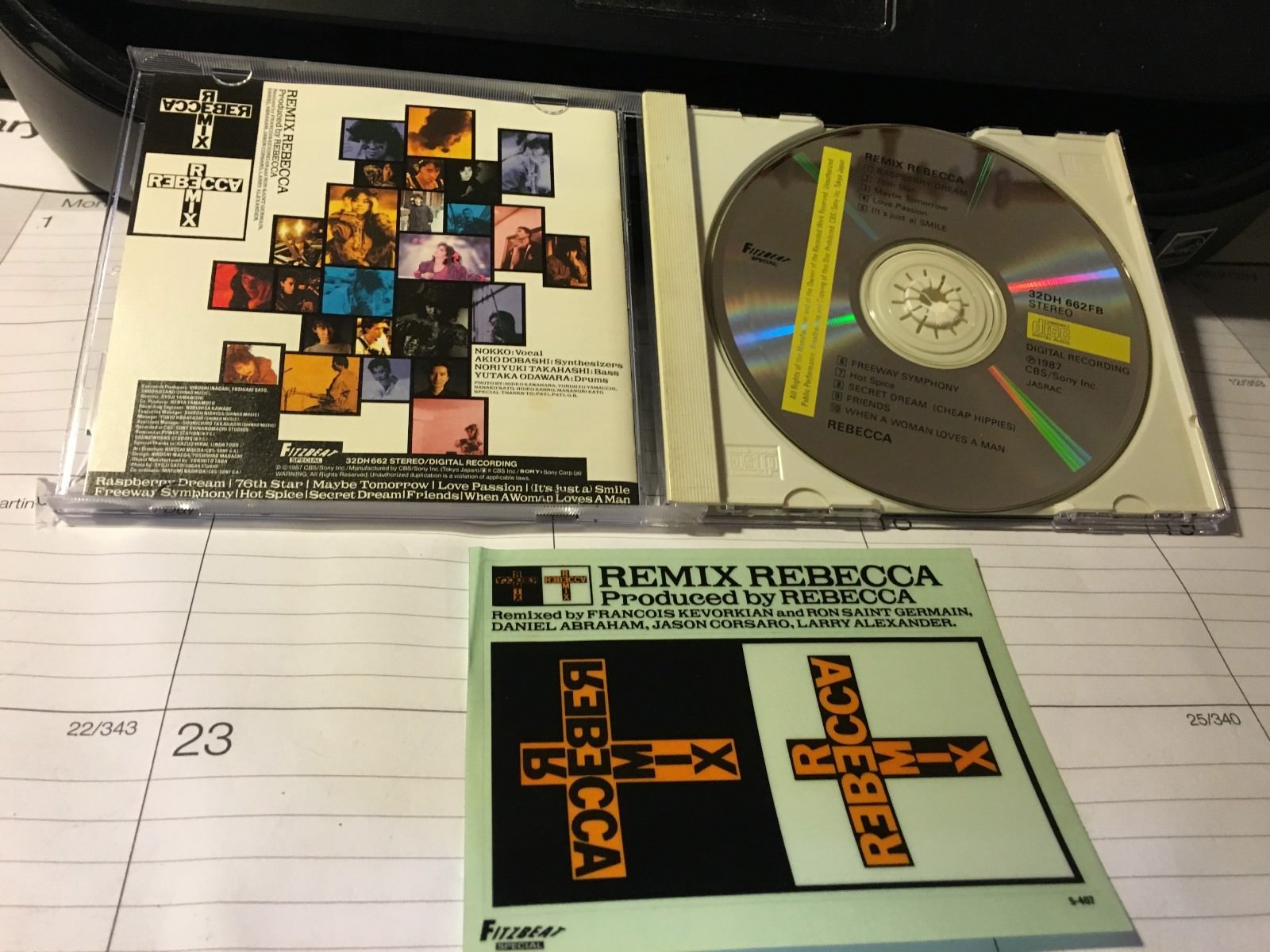 REBECCA - Remix Rebecca JAPAN IMPORT CD, 1987, 32DH662 | eBay
