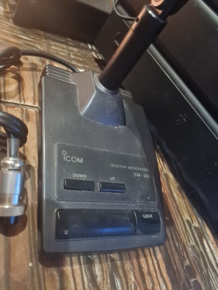 Icom SM-20 Desk Mic Microphone IC 756PROIII 910 746 7610 706 775 C MY ...