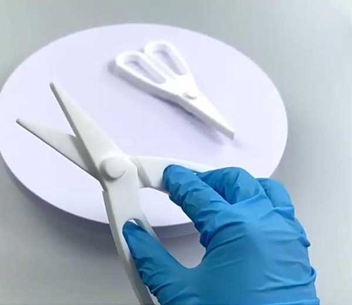 Experimental scissor Corrosion resistance PTFE scissors Laboratory lab ...