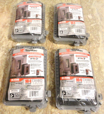 (LOT OF 4) TAYMAC ML450G EXTRA DUTY LOW PROFILE EXPANDABLE IN-USE ...