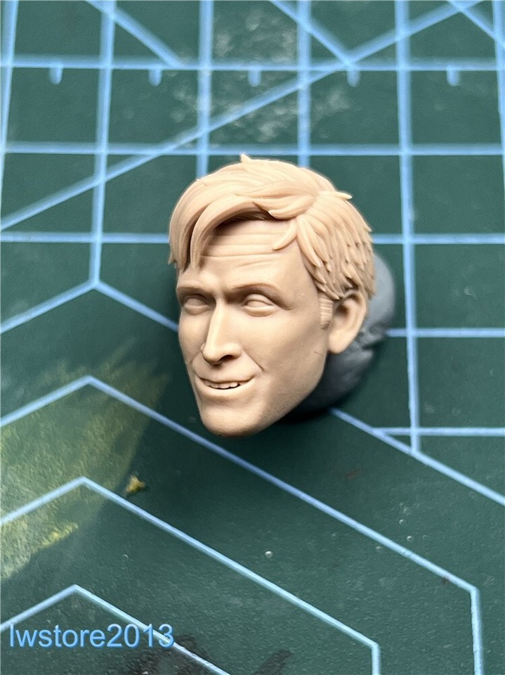 1:4 Ken Carson Man Head Sculpt Carved Model For 18" Male Action Figure ...