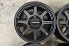 Set 4 17" Vision Off-Road 351 Flow Satin Black Wheels 17x9 8x6.5 Rims ...