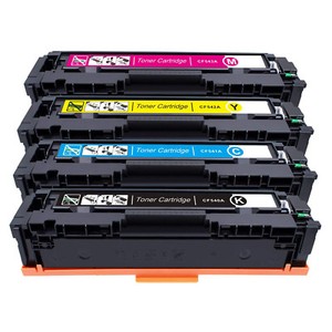 Compatible NON-OEM 203A CMYK Pack CF540A CF541A CF542A CF543A Toner ...