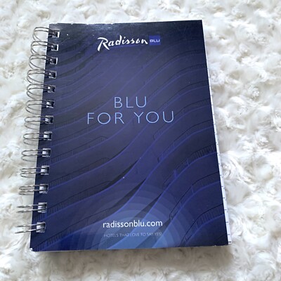 Radisson Blu Hotel Notepad Journal Writing Office Notebook Luxury SAS ...