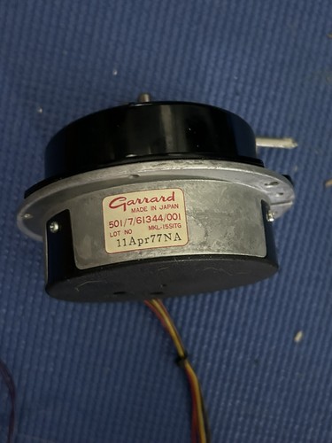 Garrard DD75 DIRECT DRIVE Turntable Motor 501/7/61344/001 | eBay