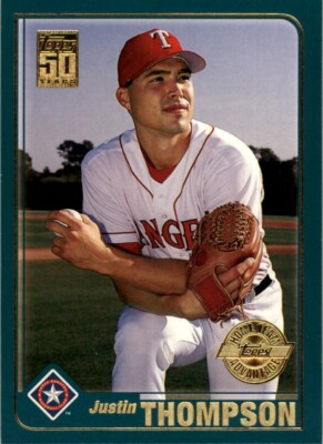 2001 Topps MLB Home Team Advantage Justin Thompson #668 | eBay