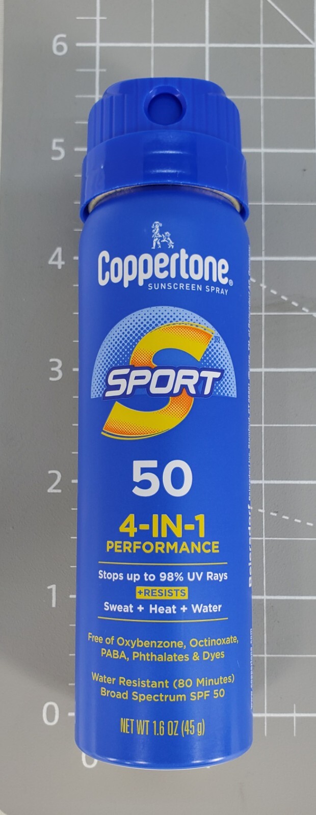 Coppertone Sport Sunscreen Spray – 1.6 Oz 51222489 Travel Size Beach ...