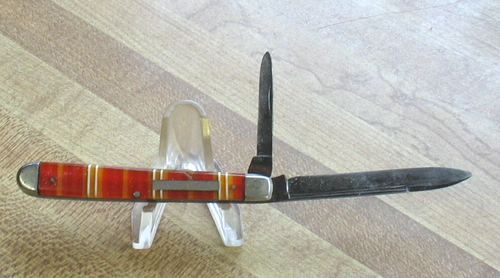 Antique Long Pull Blade Carbon Steel Blades Knife - Nice Handles ...