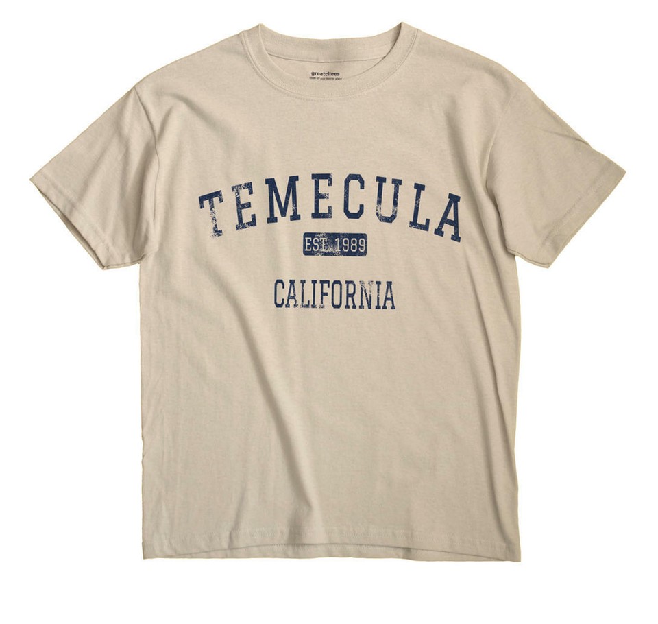 Temecula California CA T-Shirt EST | eBay