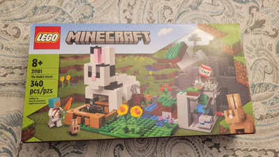 LEGO Minecraft: The Rabbit Ranch (21181)- NEW in box- never opened ...