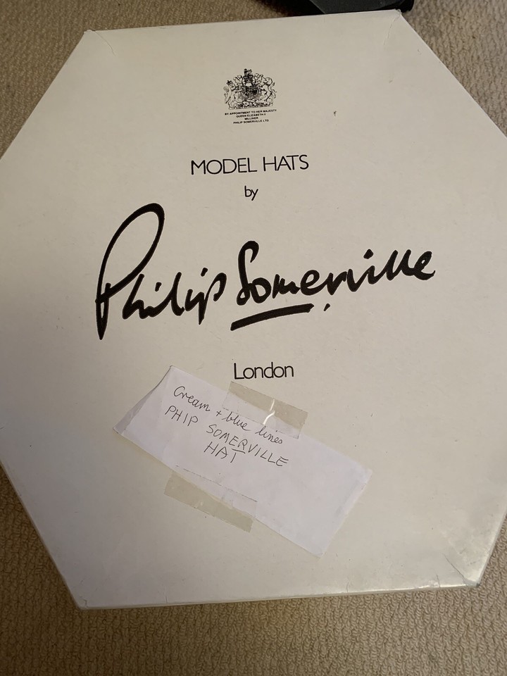 Philip Somerville Pink Woven Ribbon Knot Detail Hat | eBay UK