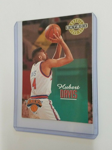 Rare New York Knicks 1992 Hubert Davis Skybox Rookie Basketball Card | eBay
