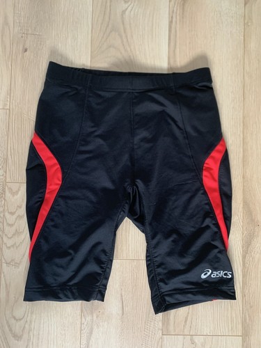 ASICS cycling shorts medium womens Black Compression | eBay