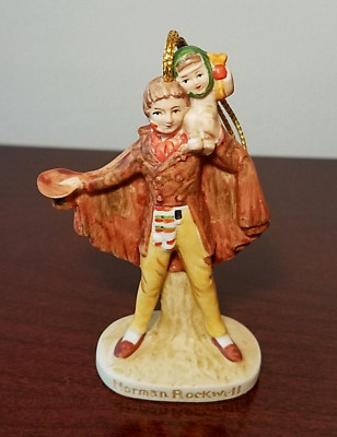 Norman Rockwell: Figurine Tiny Tim 1979 Christmas Carol Porcelain ...