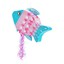 Pull String Fish Pinata for Ocean Birthday, Mermaid Party Decorations ...
