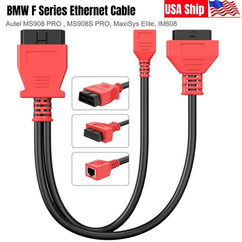 For BMW F Series OBD2 Cable Connectc Ethernet Cable for MS908 MS908S ...