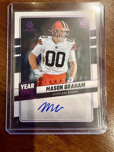 2025 Panini Luminance Mason Graham Year One Signatures Rookie RC ...