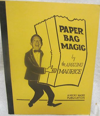 Paper Bag Magic by Maurice the Amazing | eBay