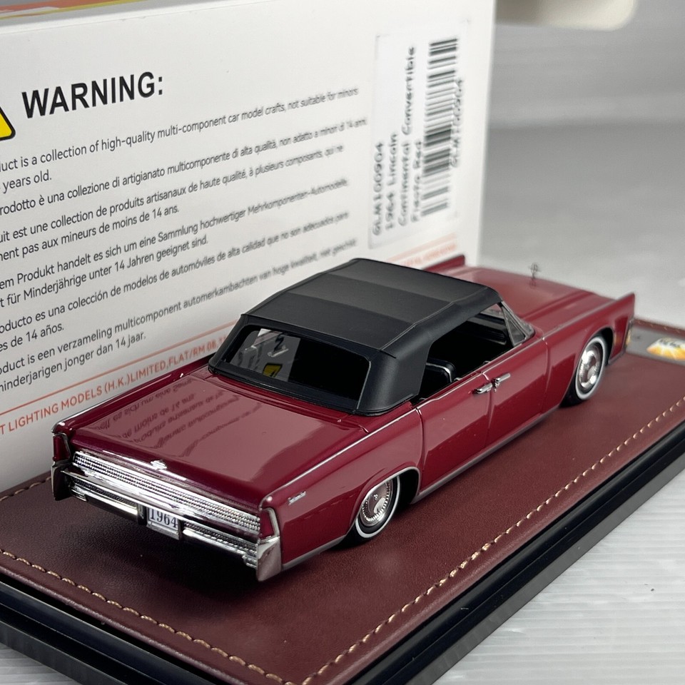 1/43 Stamp GLM GLM100904 Lincoln Continental Convertible Closed roof ...