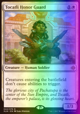 MTG Magic the Gathering Tocatli Honor Guard (42/317) Ixalan LP FOIL | eBay