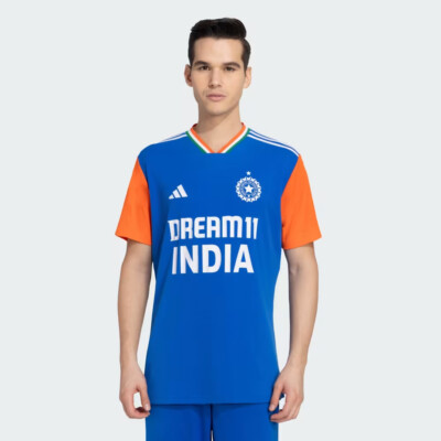 ADIDAS India Cricket Jersey, BCCI T20 Dream11 Fan Edition Shirt 2024 | eBay