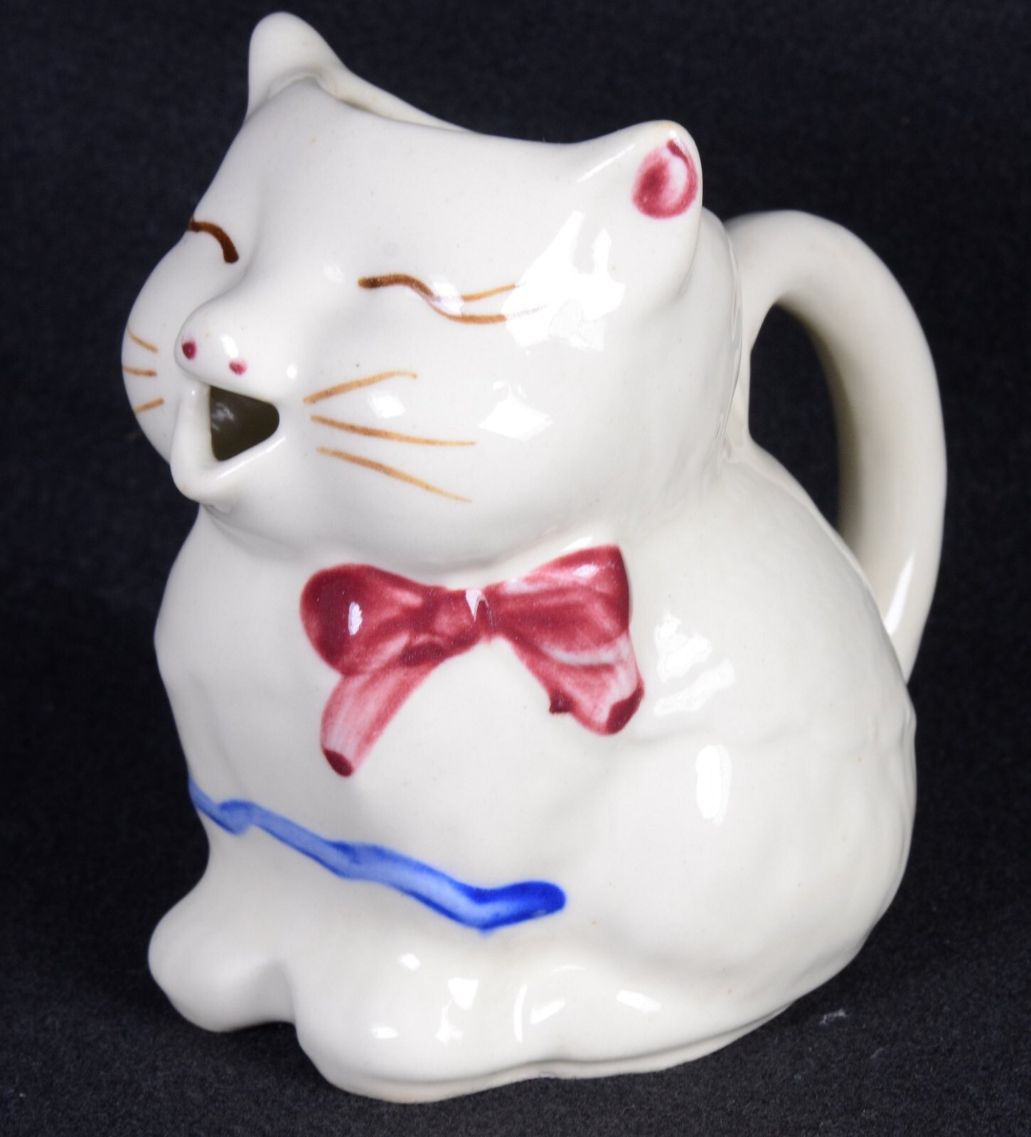 Vintage SHAWNEE POTTERY Creamer PUSS 'N BOOTS Kitty Cat Cream Pitcher ...