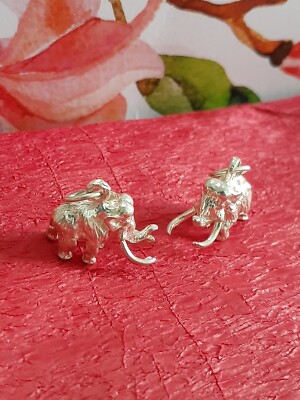 Vintage 925 Silver Wooly Mammoth Pendant/Charm Ice Age Marty | eBay ...