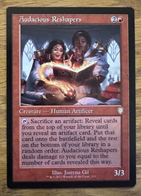 MTG The Brothers' War Commander, Audacious Reshapers | eBay