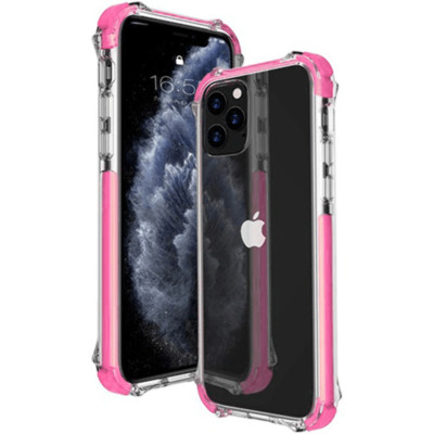 Transparent TPU 2 in 1 Shockproof Case Cover for 6/6s/7/8/SE2/SE3 PINK ...