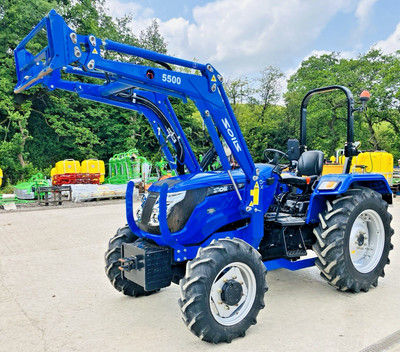 2020 Solis 50 RX 4WD Tractor & Loader, Very good all round, ONLY 260 ...