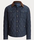 Polo Ralph Lauren Corduroy Collar Quilted Puffer Field Jacket Ranch ...