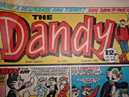 the dandy from aug 6th the smasher, harry and his hippo, brassneck, the ...