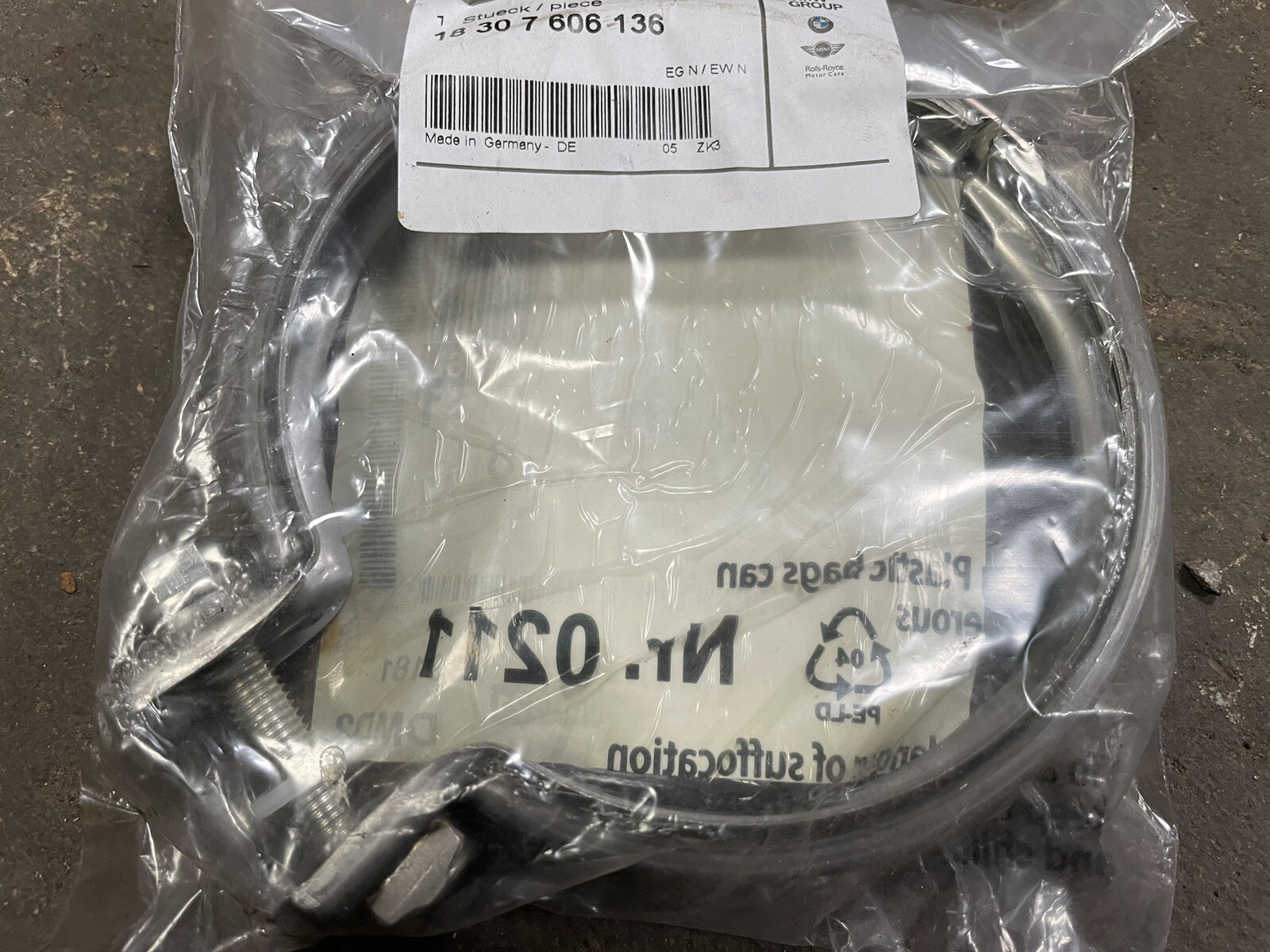 BMW F20 F21 M135i F22 F23 M235i F87 M2 EXHAUST CLAMP V BAND 18307606136 ...