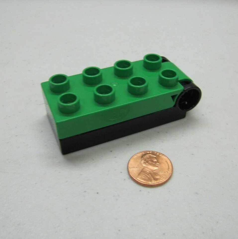 Lego Duplo TIPPER HINGE & CONNECTOR PIECE Black Green 13355 & 16686 ...