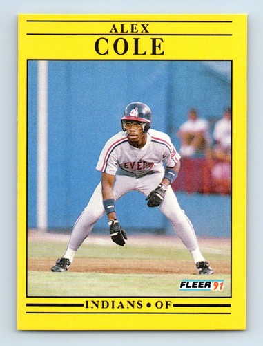 1991 Fleer Alex Cole Cleveland Indians #365 | eBay