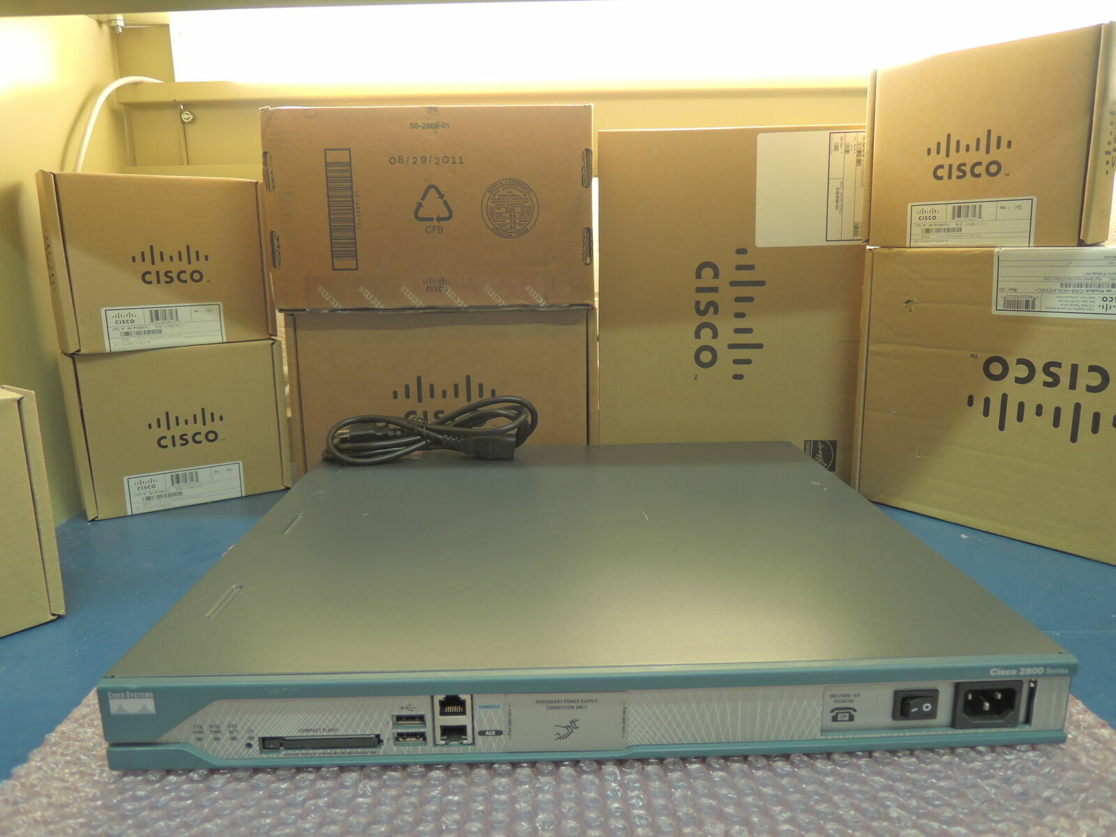 Cisco 2811 2-Port 10/100 Wired Router (CISCO2811-AC-IP) for sale online ...