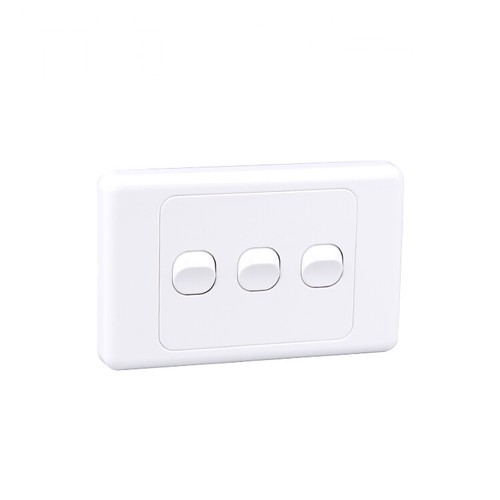 1 2 3 4 5 6 Gang Single/Double Wall Light Architrave Switch Power Point ...