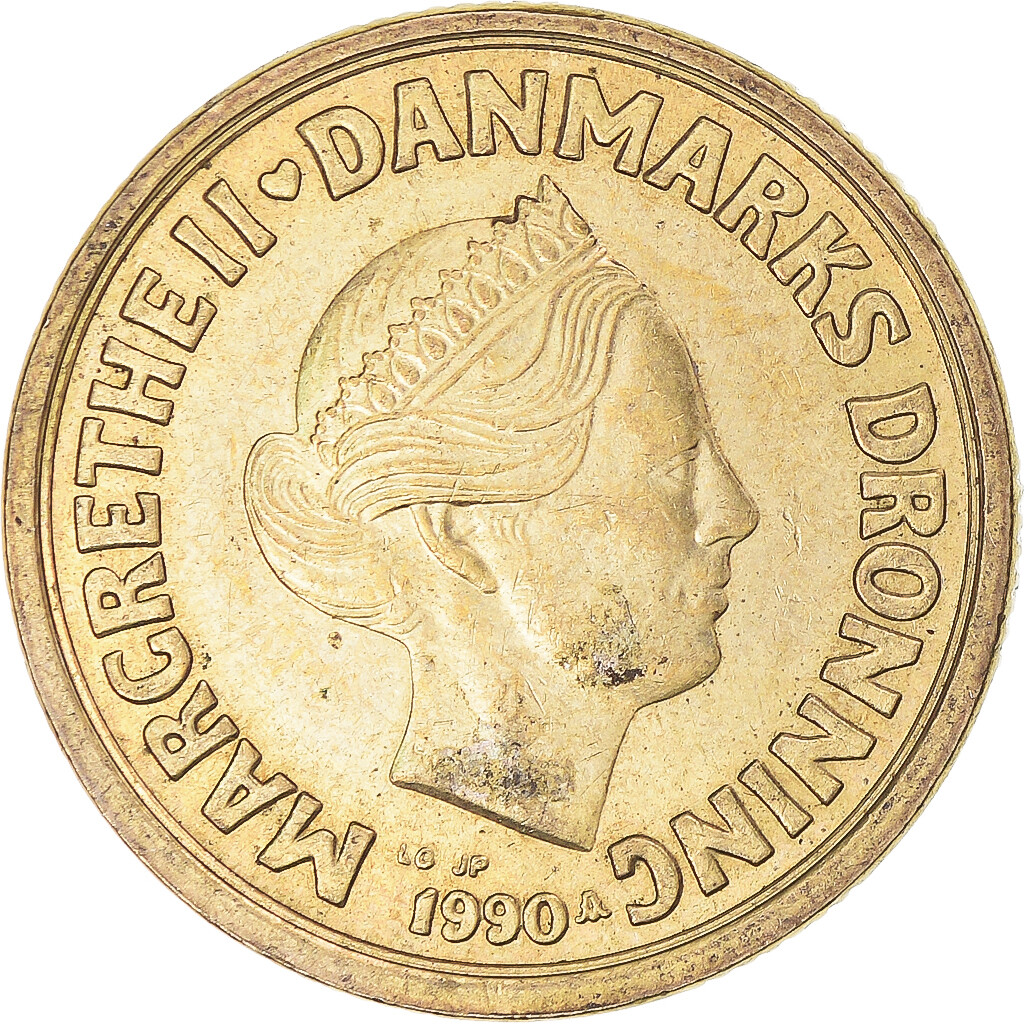 [#1332206] Coin, Denmark, 20 Kroner, 1990 | eBay