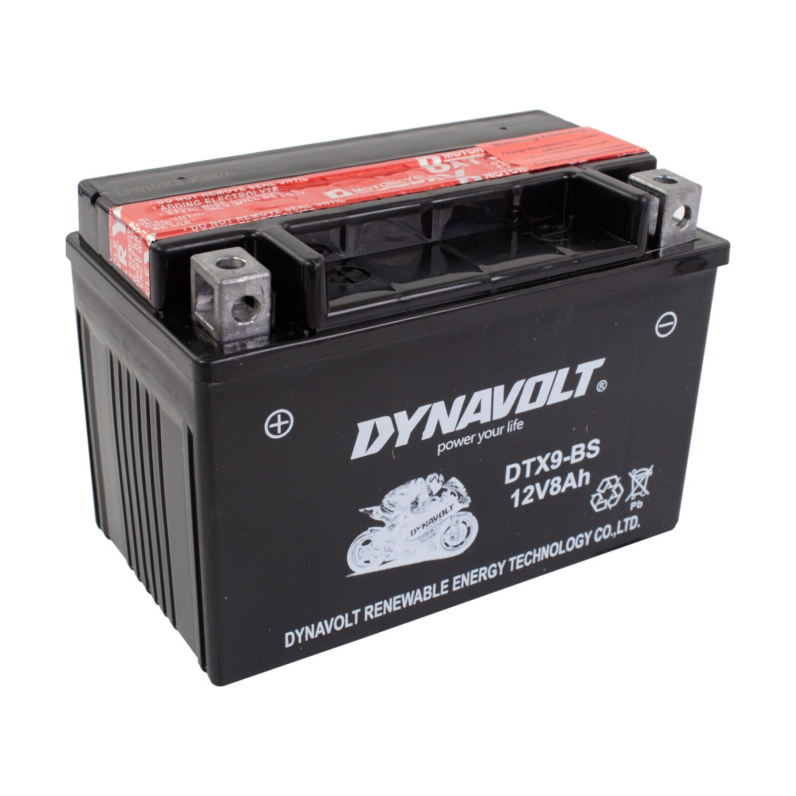 Dynavolt DTX9-BS Battery YTX9-BS Lead Acid - Motorcycle / Quad / ATV ...