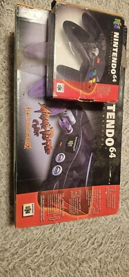 Nintendo 64 Atomic Purple Color Set Console BOX ONLY N64 722627003034 ...
