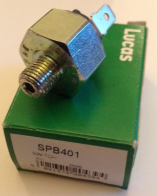 TRIUMPH 60-7155 NORTON 06-1934 BRAKE LIGHT SWITCH LUCAS LU34619 3/8 X ...