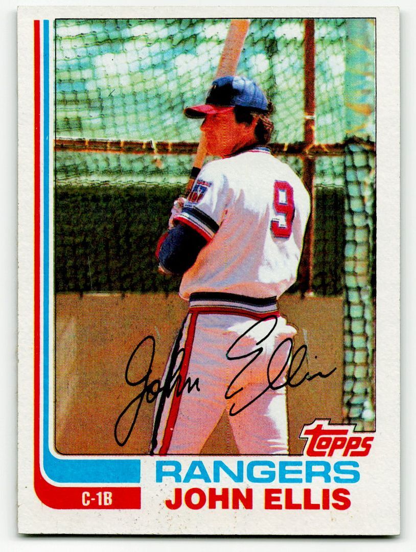 1982 Topps #177 - John Ellis - Texas Rangers - NM/MT - ID107 | eBay