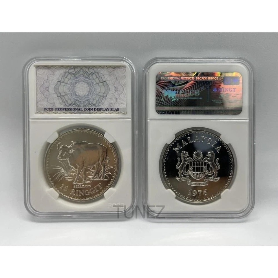 10PCS 9.5 mm to 40 mm Coin Slab Display Acrylic Coin Holder Collection ...