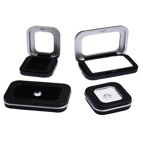 2 Pack Gemstone Display Boxes | Clear Jewelry Storage for Loose ...