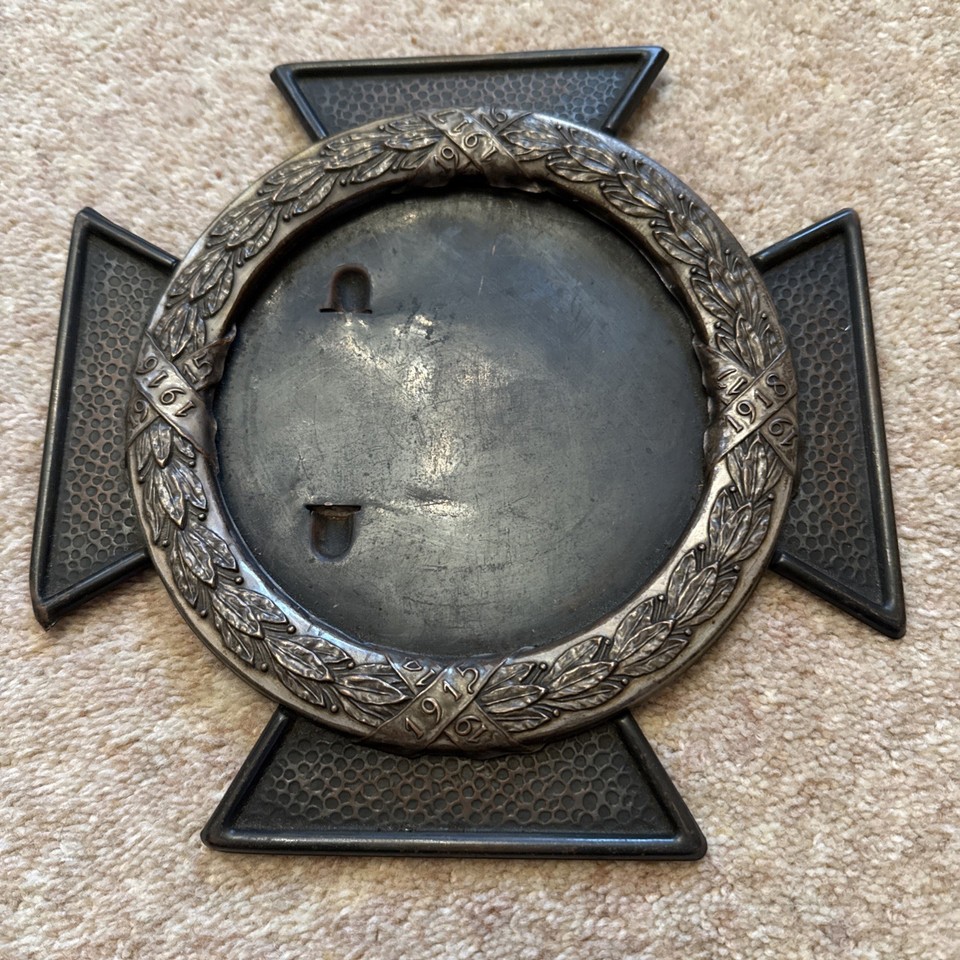 FIRST WORLD WAR WW1 MEMORIAL PLAQUE DEATH PENNY PLAQUE BRONZE with ...